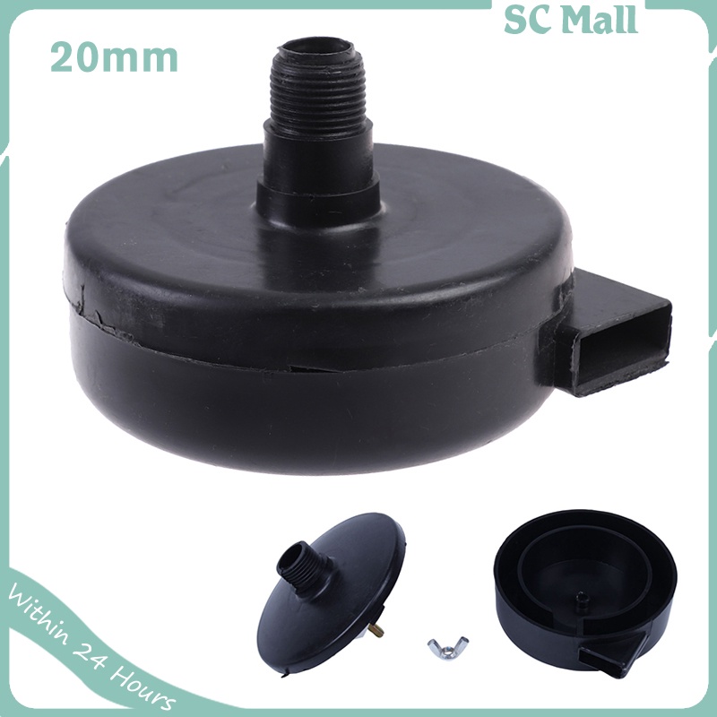 Air Compressor Intake Silencer 20mm Plastic Male Threaded Exhaust Noise ...