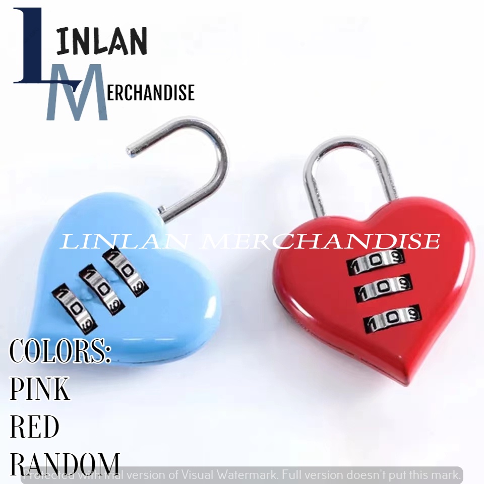 1PC Mini Dial Digits Code Number Password Combination Padlock Safety ...