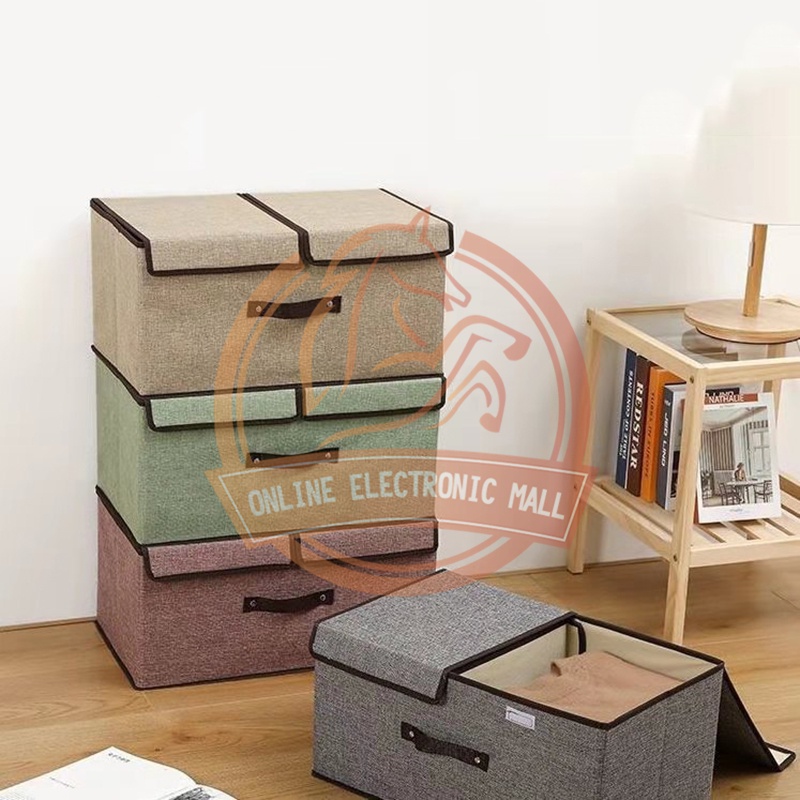 BZ Multifunction Folded Storage Box Garment Cloth Wardrobe Laundry ...