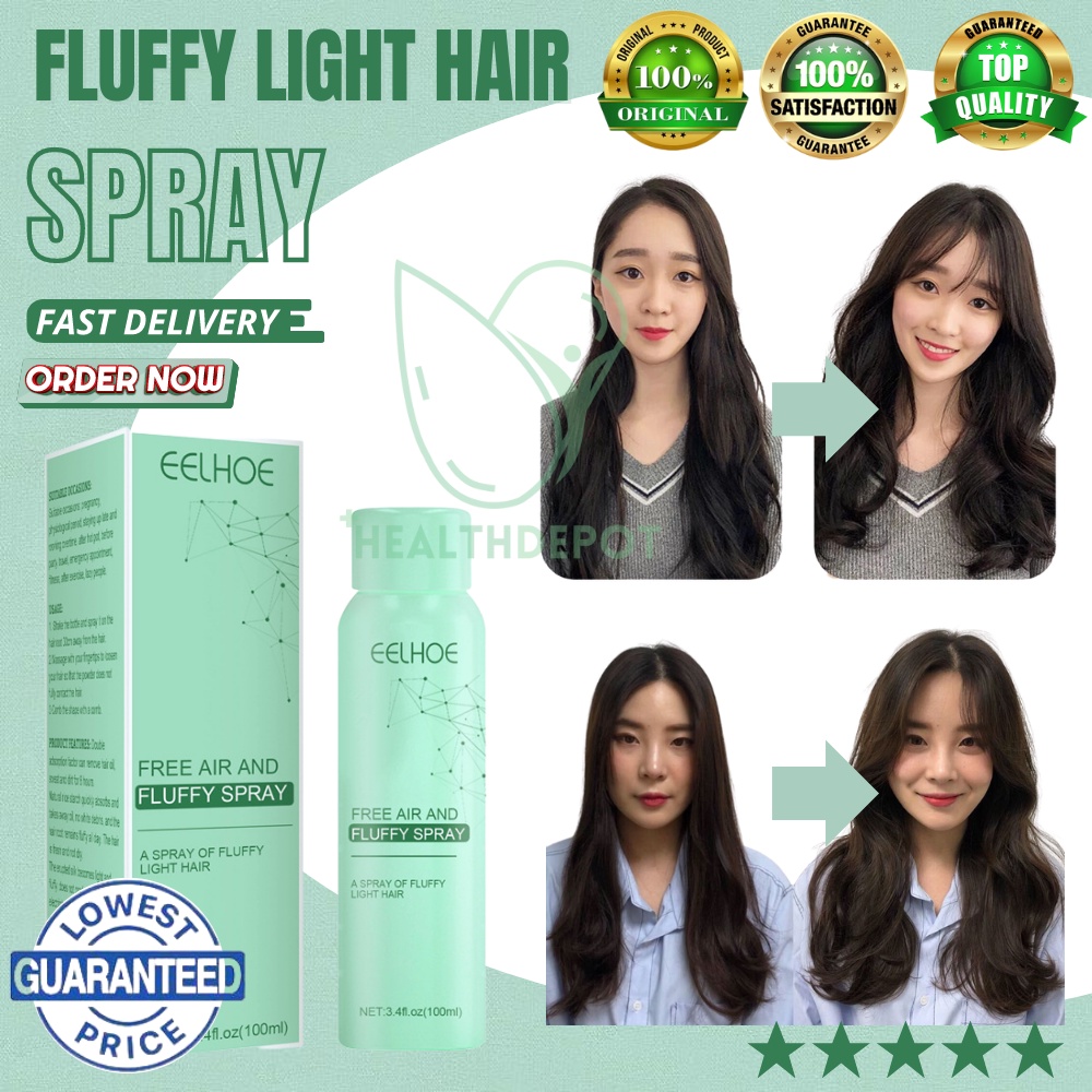 EELHOE Hair Fluffy Volume Lifting Dry Hair Spray Effective Volumizer ...