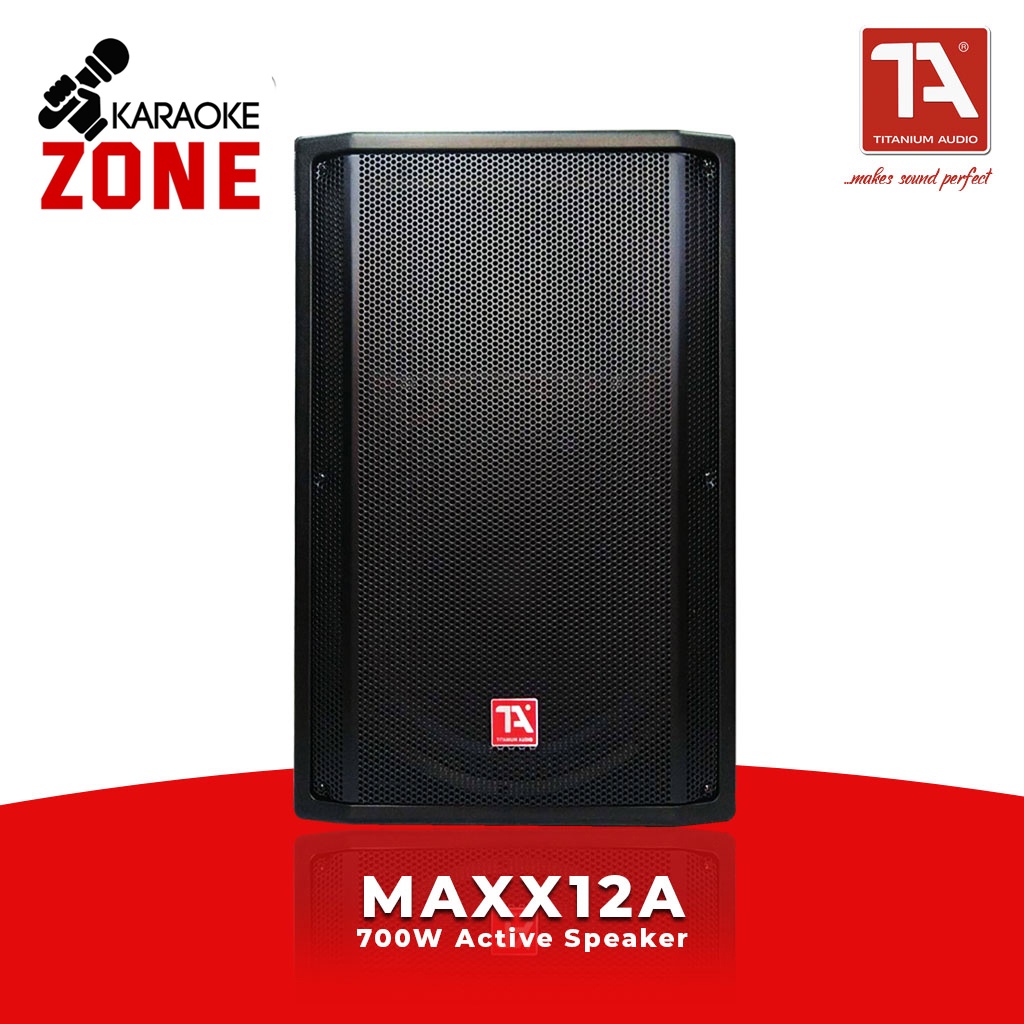 Titanium Audio Maxx 12A Speaker / Active Speaker / Plastic Cabinet ...