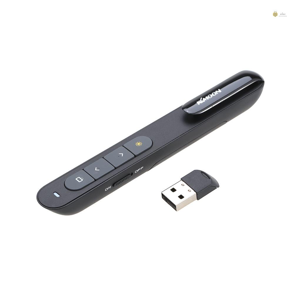 Elc KKmoon 2.4GHz Wireless PowerPoint Clicker Remote Controller Flip ...