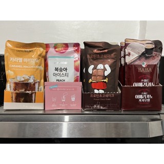 Korea Convenience Store Pouch Drink - Caffe Bene / Delaffe / Baba ...