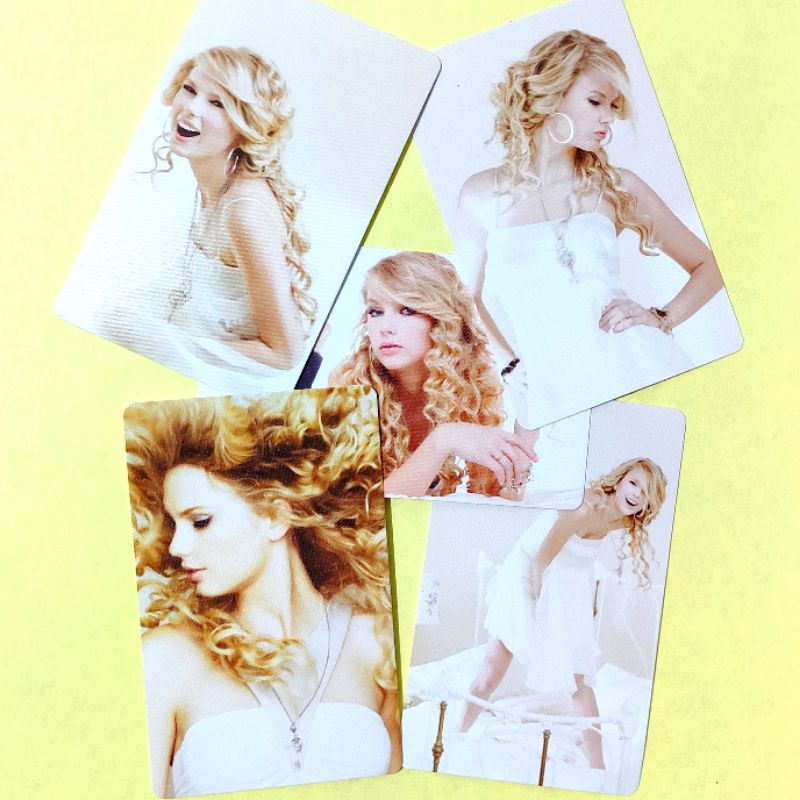 NOT OFFICIAL 5 PCS Fearless Photocards Fanmade Taylor Swift High ...