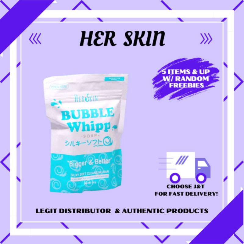Her Skin Bubble whipp Soap BIGGER & BETTER | Shopee Philippines