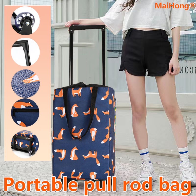 MaiHong trolley bag Travel Luggage Bag With Wheels trolley shopping bag ...