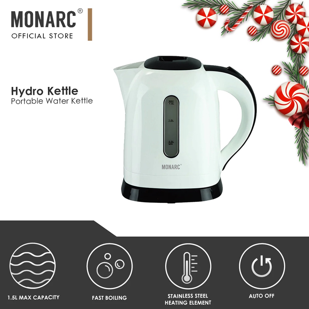 Hydro Kettle Portable Water Kettle Cordless Electric Kettle 1.5L ...