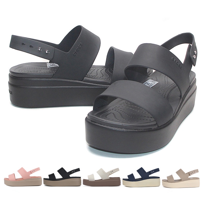 Original Crocs women's sandals thick bottom brooklyn Women's Shoes ...