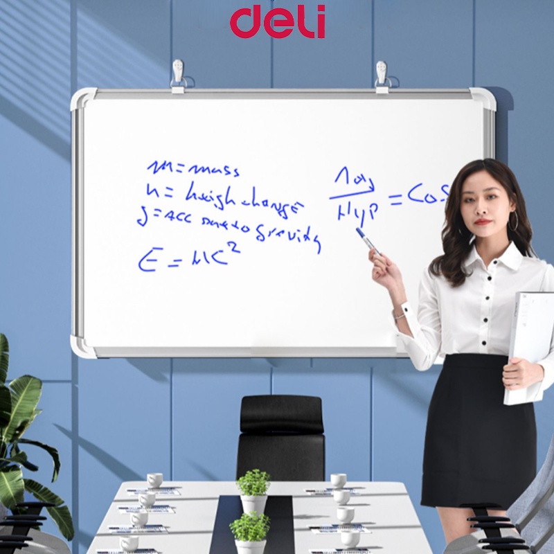 Deli Whiteboard 60*90cm&45*60cm Office School White Board Supplies V600 ...