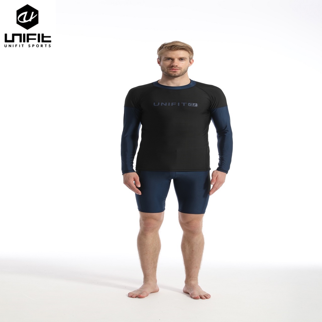 UNIFIT Men's Rash Guard Swimsuit Swimwear Dri-Fit Rush Guard Terno ...