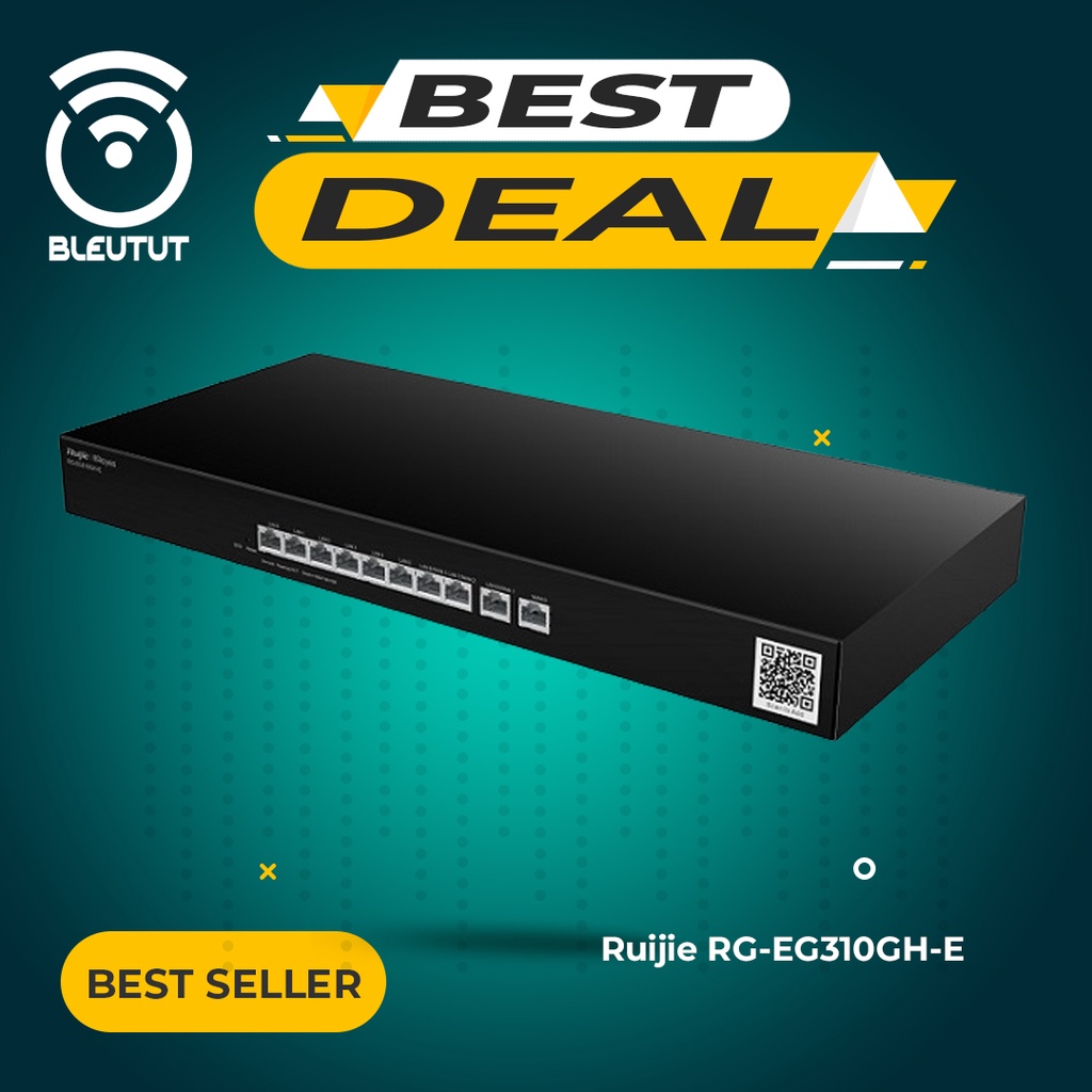 Ruijie Reyee RG-EG310GH-E Rackmount 10-port Gigabit Cloud Managed ...
