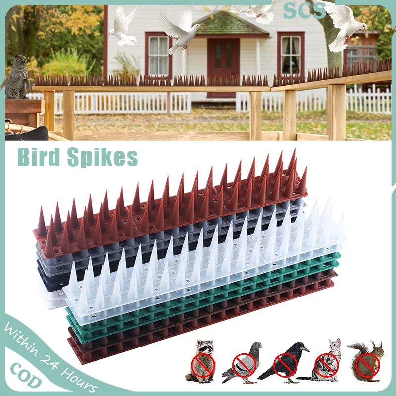 Bird Spikes Plastic Bird Defender Spikes Outdoor Bird Pigeon Cat ...