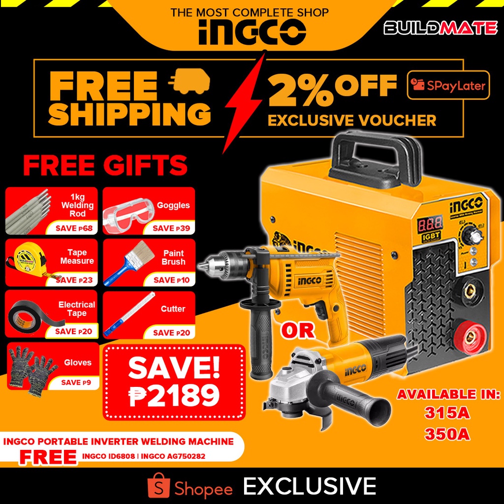 [SALE] INGCO Portable Inverter Welding Machine IGBT ARC MMA ING ...
