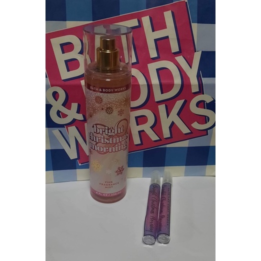 10 ML BBW BRIGHT CHRISTMAS MORNING BODY MIST 10 ML | Shopee Philippines