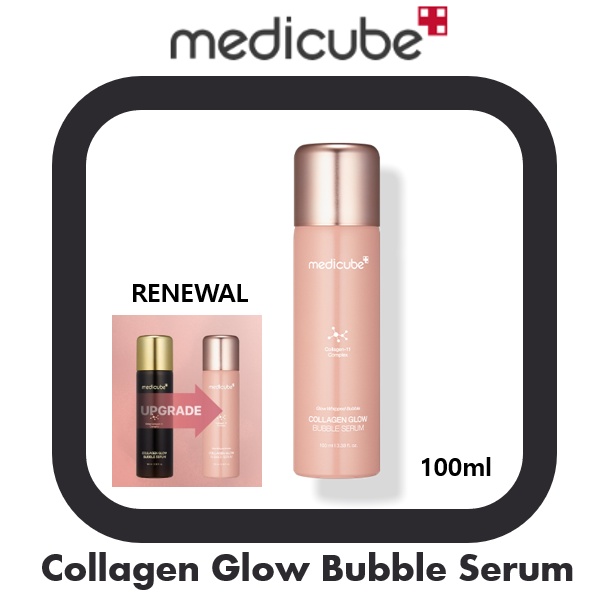 [ MEDICUBE ] 2022renewal Medicube Deep Collagen Glow Bubble Serum 100ml ...