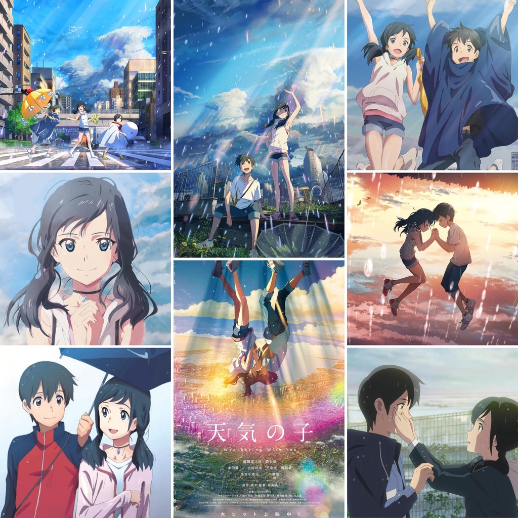 Weathering With You Characters Poster A4 Size | Shopee Philippines