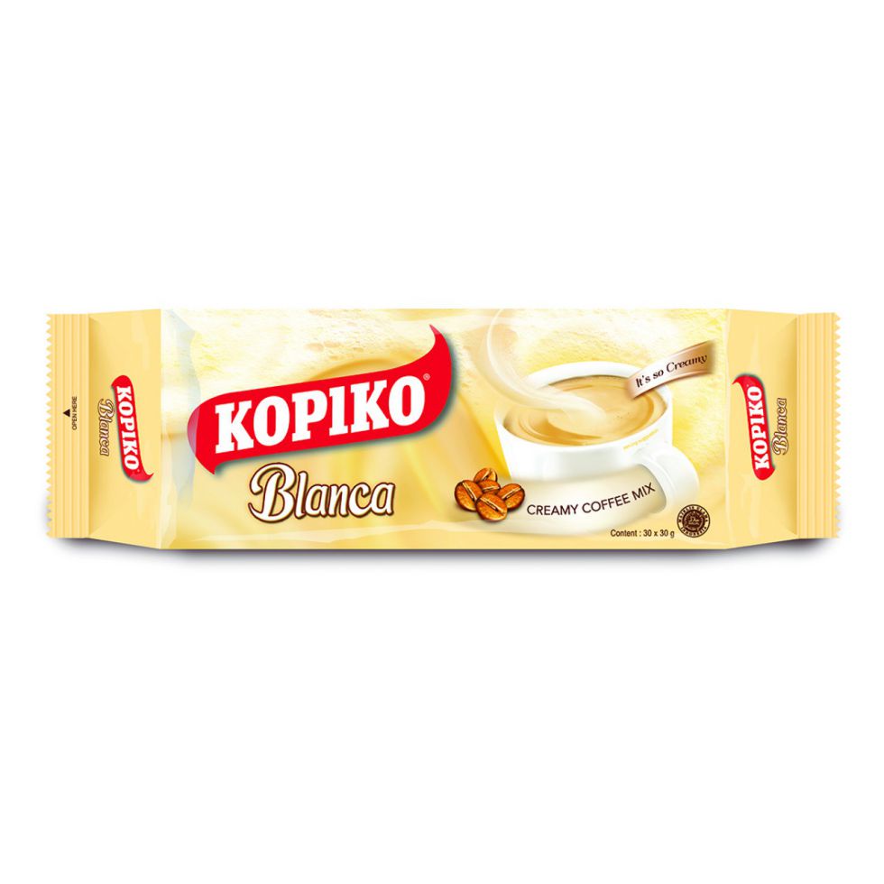 Kopiko Cafe Blanca Pouch 30g x 30s | Shopee Philippines