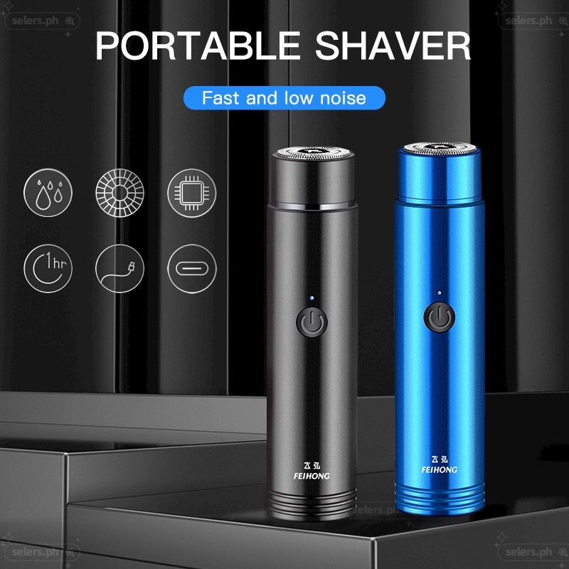Mini Electric Shaver For Men Portable Hair Removal Machine USB Charging ...