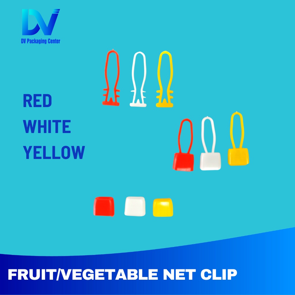 Fruit/Vegetable Net Clip or Net Lock (1 Pack x 100pcs) | Shopee Philippines