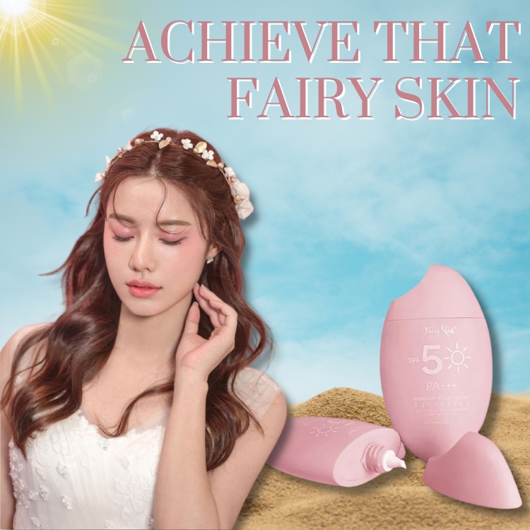 FS Premium Fairy Skin Brightening Sunscreen 50grams Whitening Suncreen ...