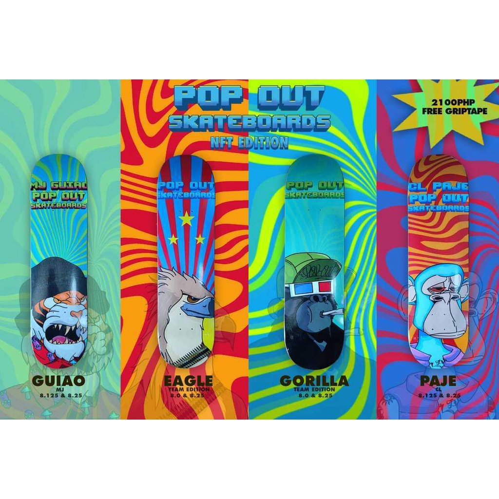 Pop-Out Professional Skateboard Deck | Shopee Philippines