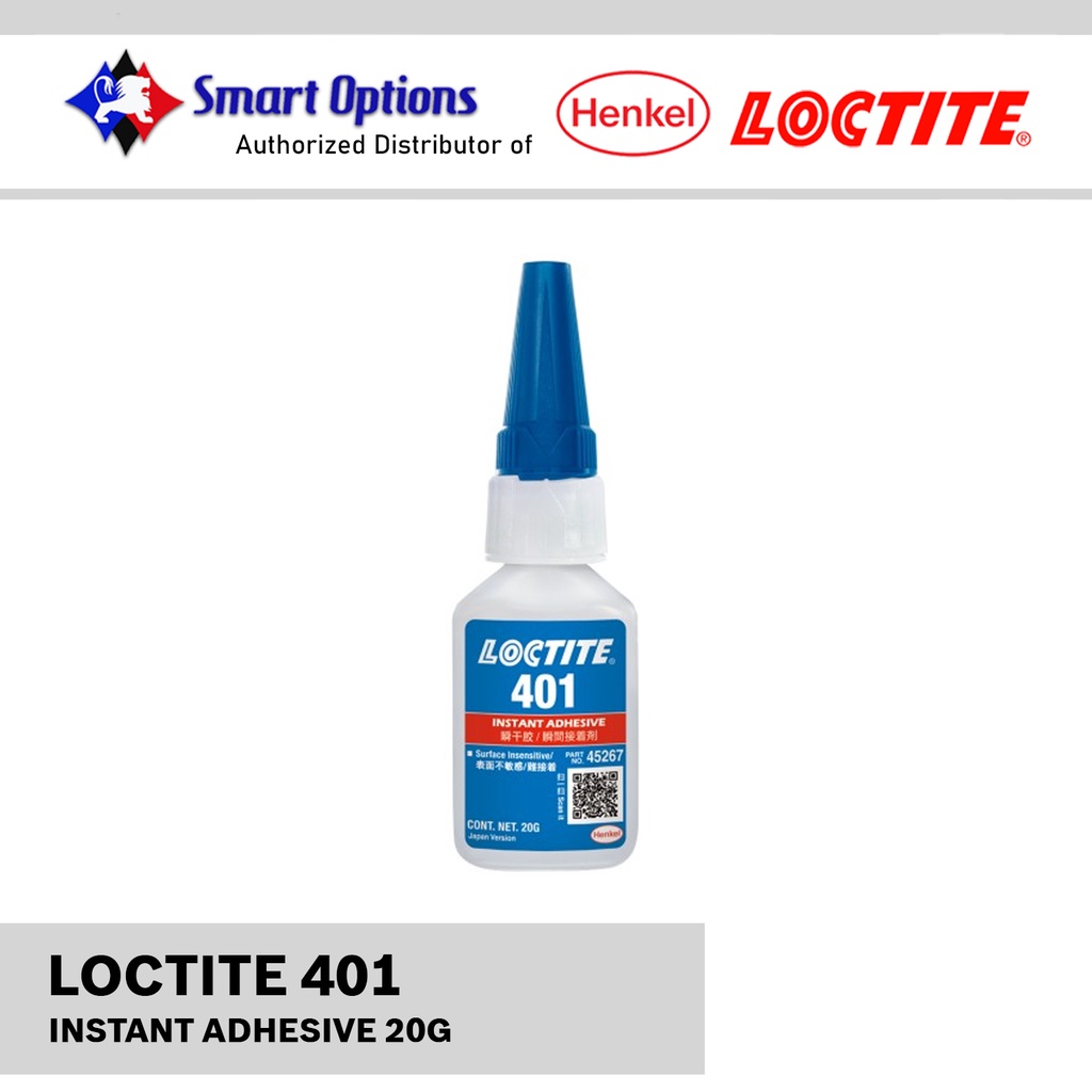 LOCTITE 401 INSTANT ADHESIVE 20G | Shopee Philippines