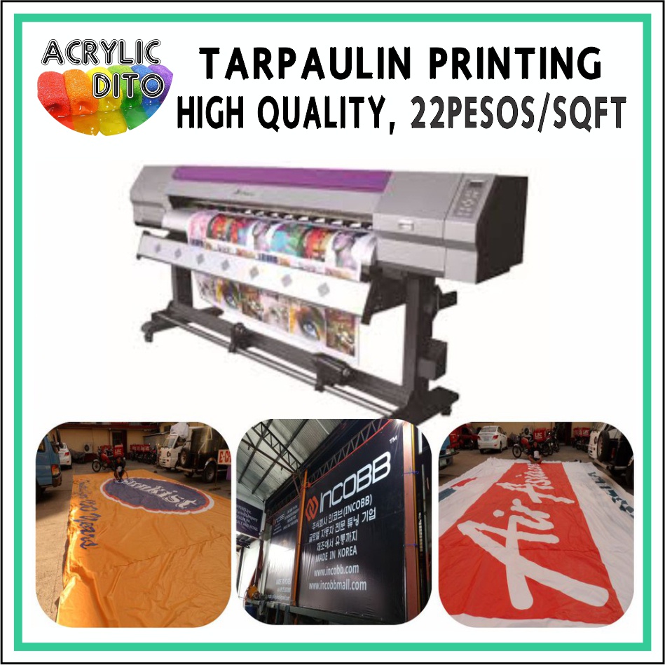 Tarpaulin Printing (22 pesos/sqft) / Banner Stand Event Promo Menu ...