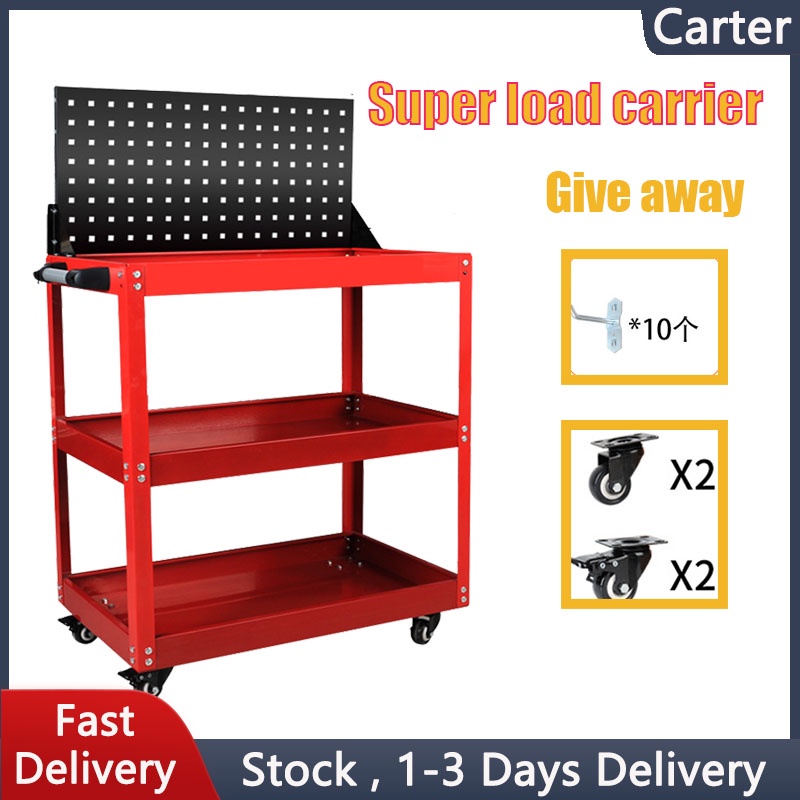 Three-storey Multi-functional Mobile Vehicle Repair Tool Trolley For ...