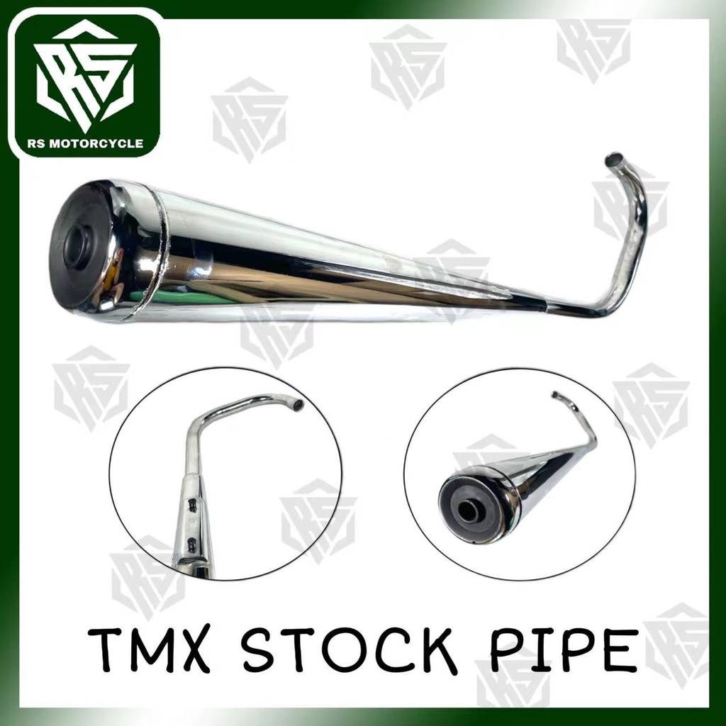 [RIDE SAFE] MOTORCYCLE STOCK PIPE EXHAUST TAMBUTSO TMX | Shopee Philippines