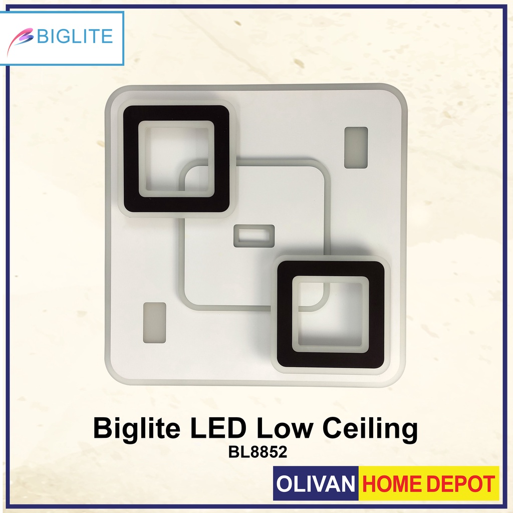 BIGLITE Led Low Ceiling Lamp Tri-Color High End Modern Led Lighting ...