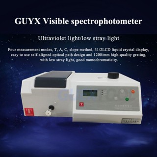 721Visible Spectrometer Wavelength 325-1050nm UV Spectrophotometer ...