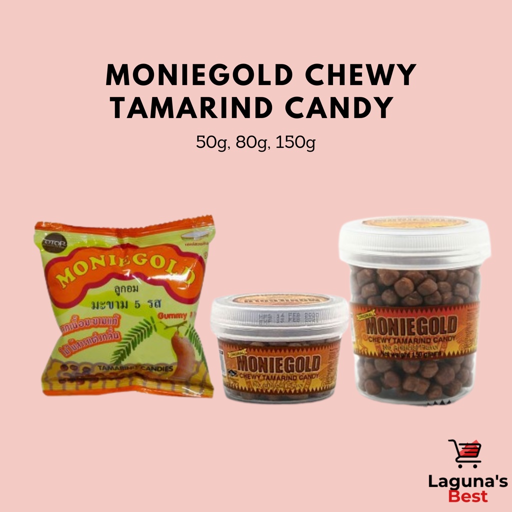Moniegold Chewy Tamarind Candy 50g, 80g, 150g | Shopee Philippines