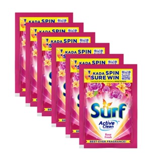 Surf Powder Detergent Rose Fresh 65g 6 Pieces | Shopee Philippines