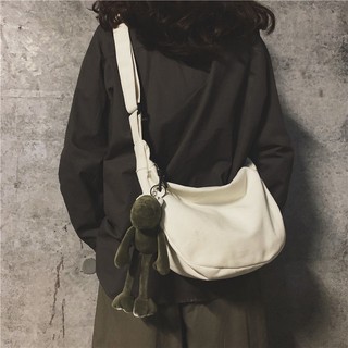 Japanese Men's Canvas Shoulder Bag Street Fashion Sports Hip-hop Ins ...