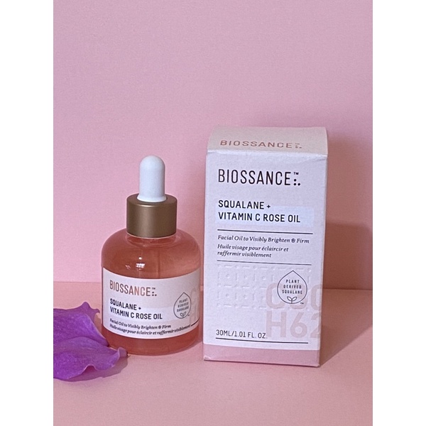 Biossance Squalane + Vitamin C Rose Oil 30ml Authentic | Shopee Philippines
