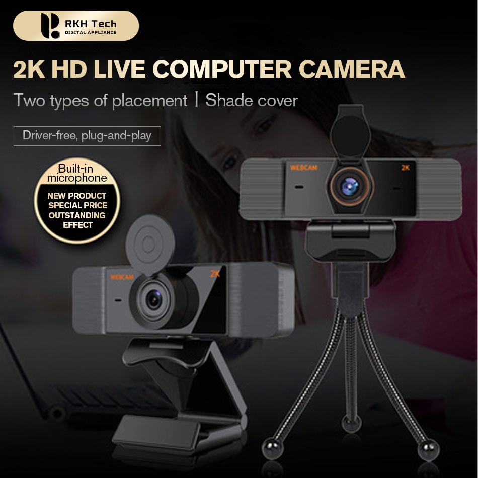 RKH Tech Full Hd Video Call For Pc Laptop Computer Camera With ...