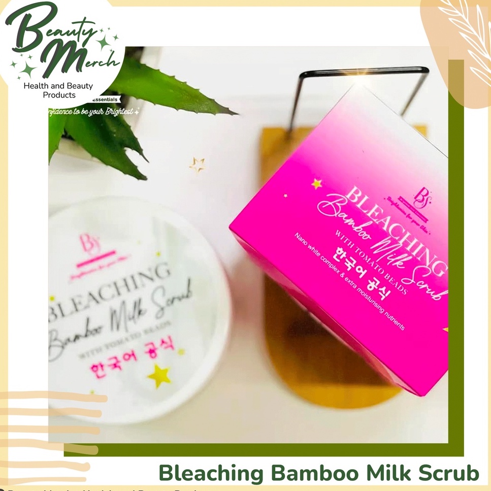 Bleaching Bamboo Milk Scrub by Brightest Skin Essentials (COD) | Shopee ...