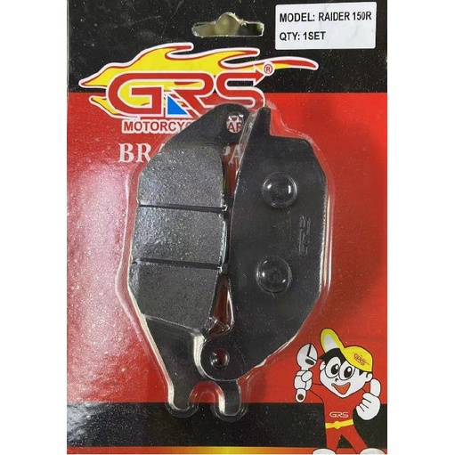 TLJ Motorcycle 1PC GRS Brake Pad WAVE/SNIPER/MIO/SHOGUN/RAIDER/DASH ...