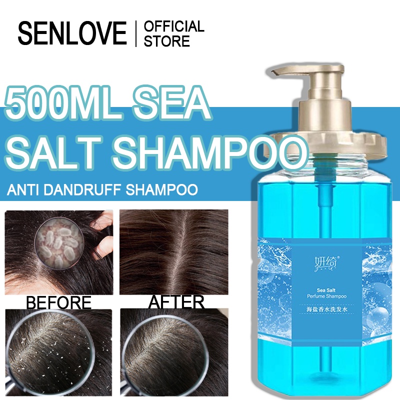 SENLOVE 500ML Sea Salt Shampoo Anti Dandruff Shampoo Psoriasis Shampoo ...