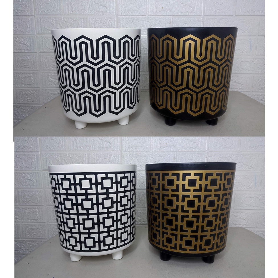 Modern Aesthetics design / big printed pots for plants / paso / flower ...