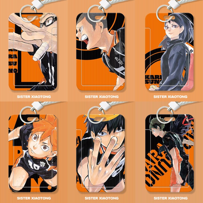 Anime Cartoon Haikyuu!! Custom Student School ID Card Holder Personal ...