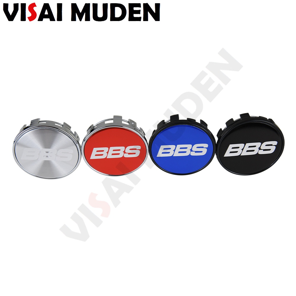 4PCS OD 54MM / ID 50MM Rim Cap BBS Logo Wheel Center Cap Wheel Cover ...