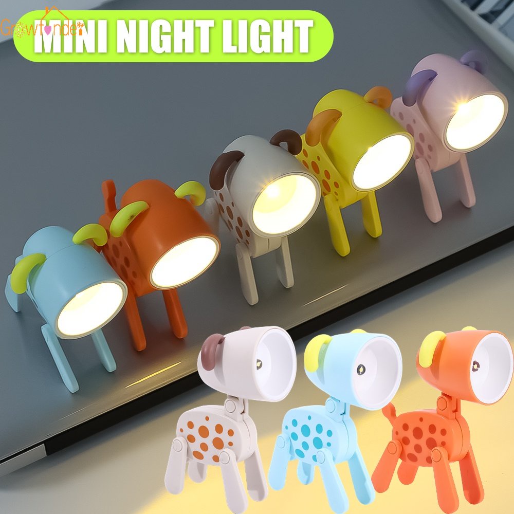 LED Mini Cute Pet Lights Ins Student Gift Night Light Cartoon DIY Dog ...