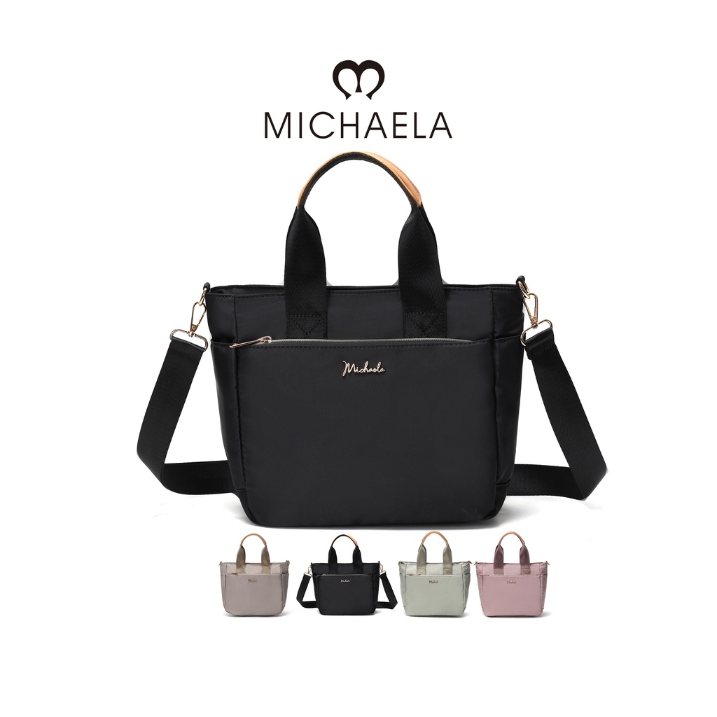 MICHAELA Large Tote Bag for Women with Sling Anti-Wear Re-Nylon ...