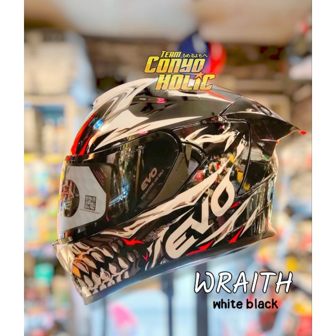 EVO GT Pro Wraith Helmet Full Face Dual Visor | Shopee Philippines