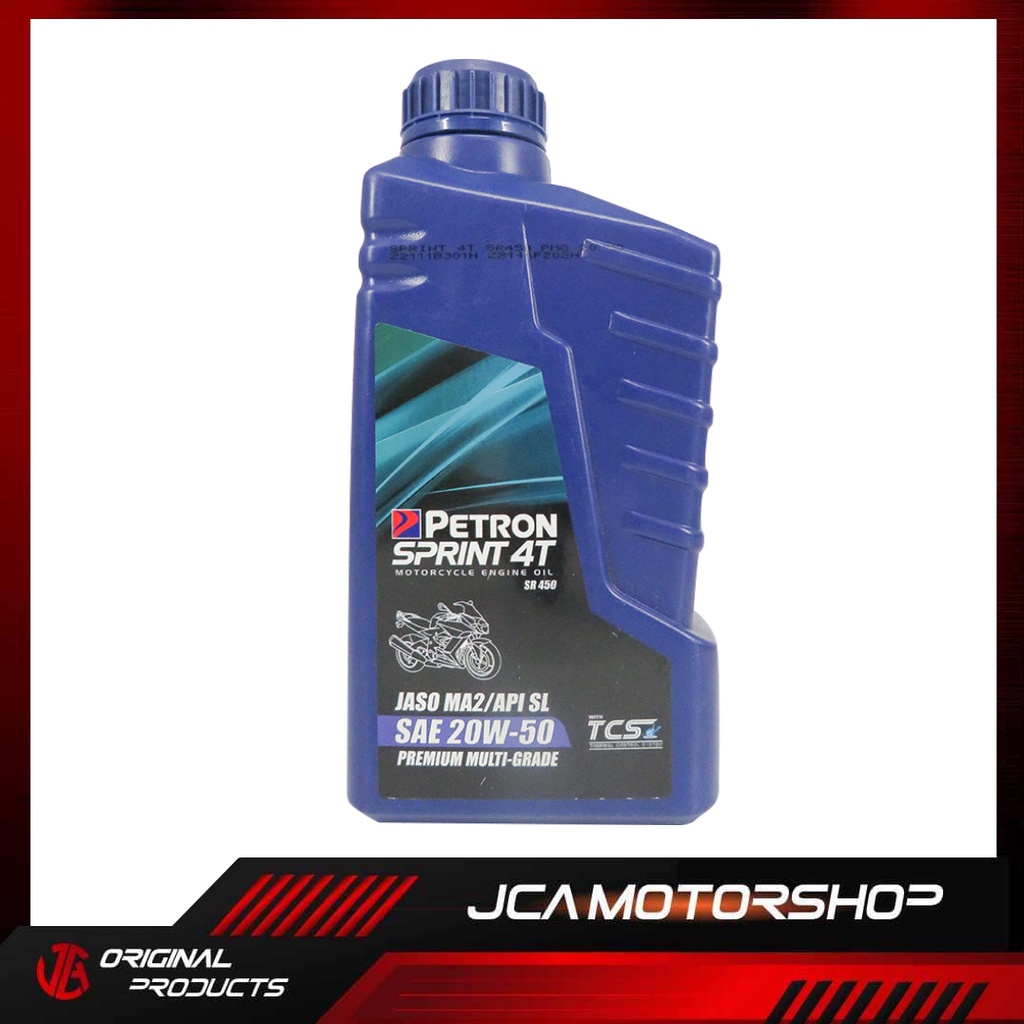 ORIGINAL PETRON SPRINT 4T SR450 SAE 20W-50 PREMIUM MULTI GRADE MOTOR OIL (1L) | Shopee Philippines