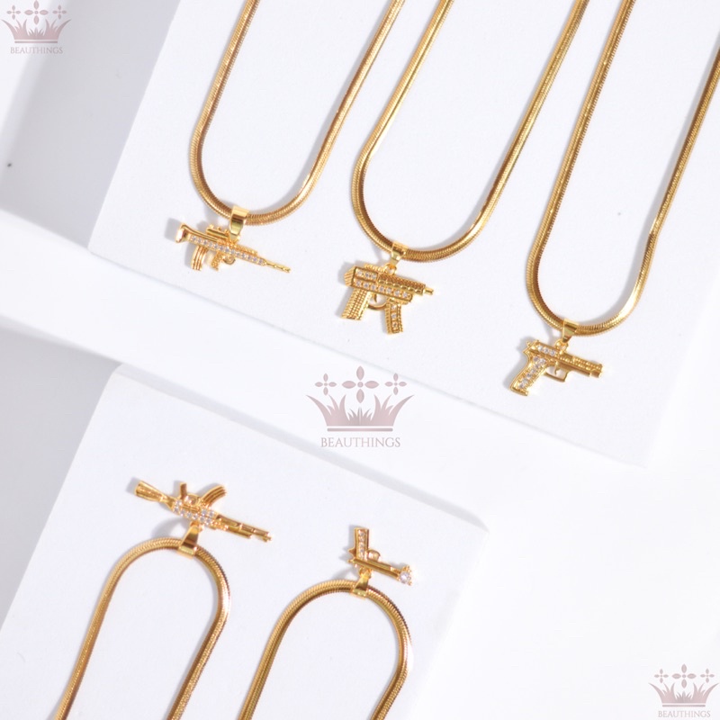 Padayon Criminology Police Men Necklace Collection 18K Gold Jewelry ...