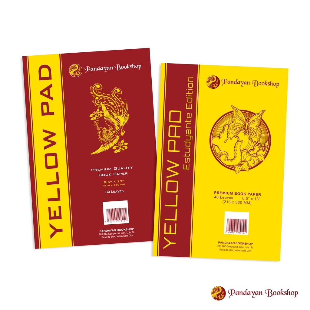 Pandayan Yellow Pad (1 Whole | 40/80 leaves) | Shopee Philippines