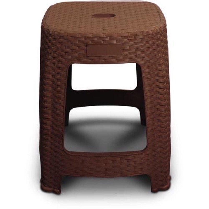 JOLLY PLASTIC STOOL CHAIR RATTAN DESIGN CHAIR COD | Shopee Philippines