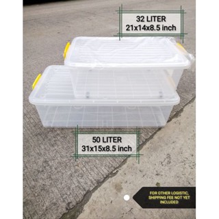 50 liter under bed box storage box with wheels underbed (for other ...